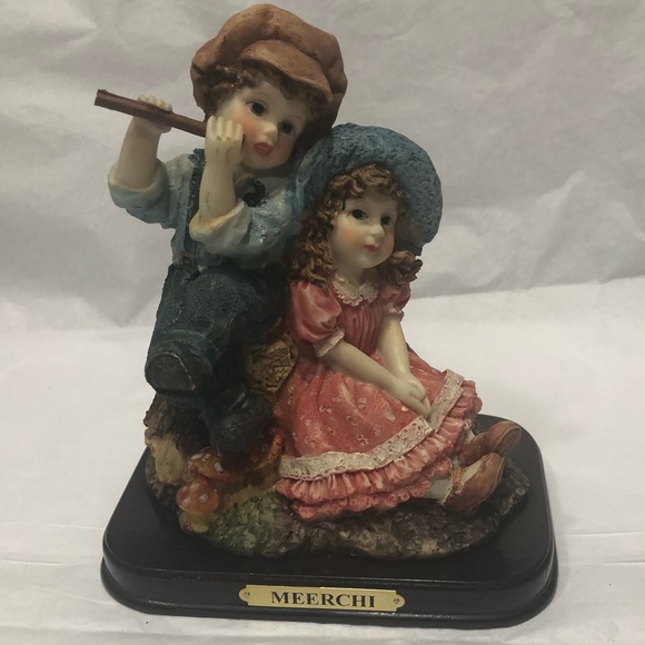 Meerchi | Accents | Meerchi Resin Boy Girl Statue | Poshmark